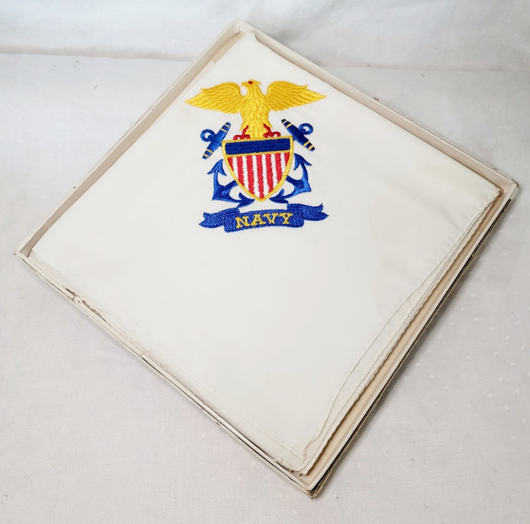 Vintage ~WW2 ~ US ~ Navy ~ Womens ~ Scarf ~ NOS Still in Box ~ Beau ...