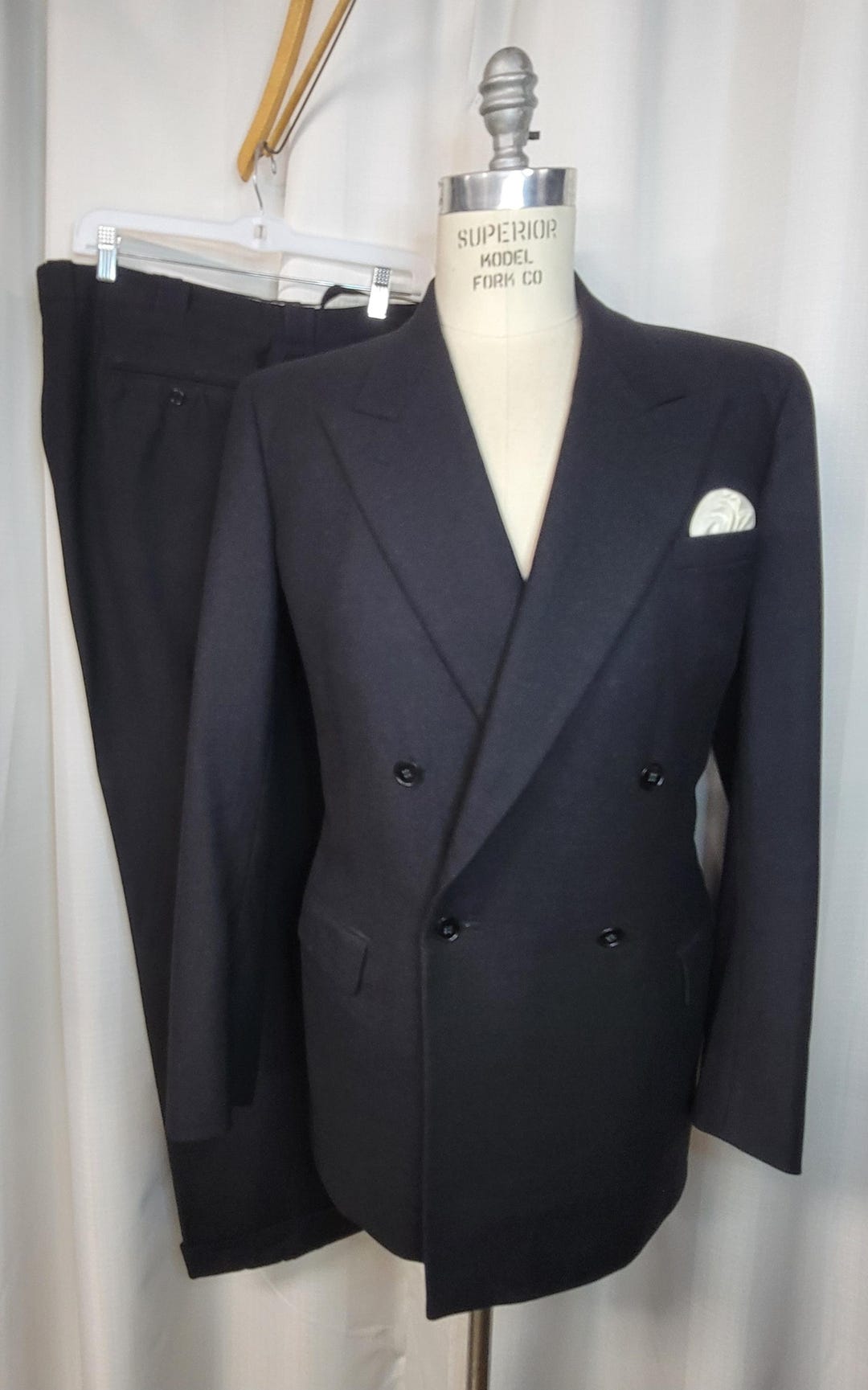 Mens Vintage ~ Double Breasted ~ Suit ~ European ~ German ~ Tailored ...