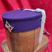Vintage BPOE Elks Lodge fezez Case His & Hers Beautiful Purple Fez Both ...