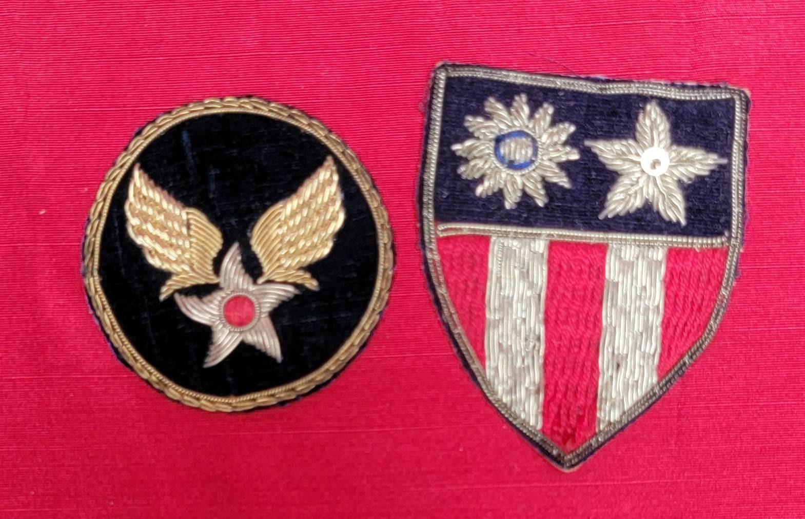 WW2 Beautiful Bullion CBI and Headquarters Shoulder Patches - Etsy