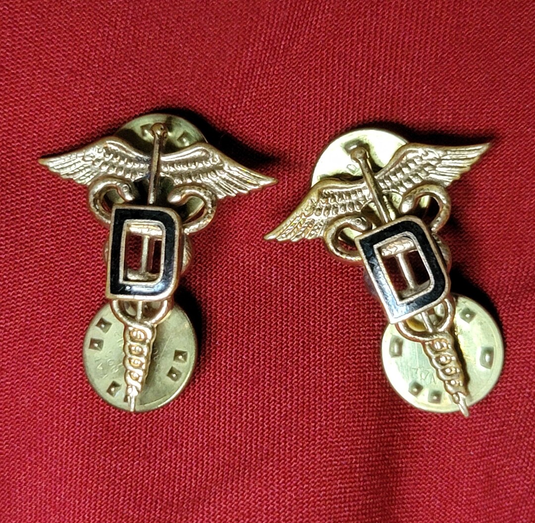 WW2 Army Medical Corps Dentist Officer Insignia L@@k!!! - Etsy