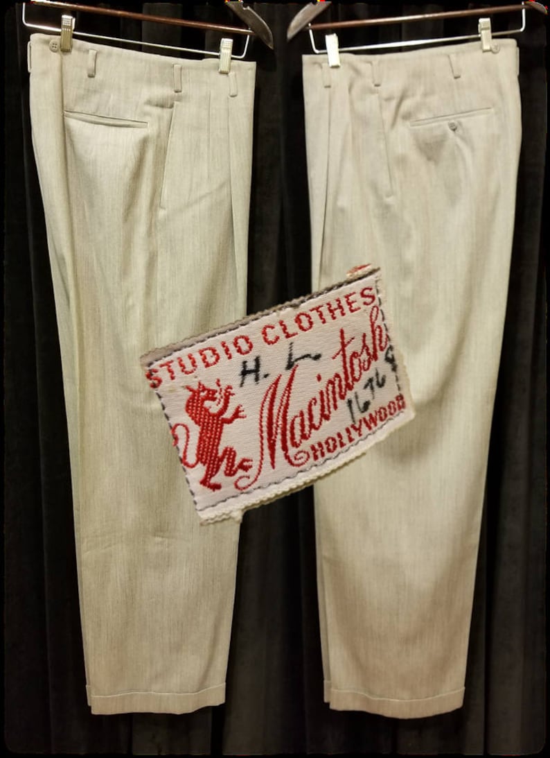 Vintage Mens Macintosh Studio Clothes Hollywood Zoot - Etsy