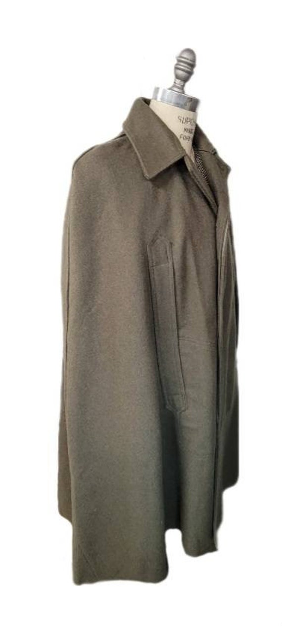 Vintage ~ Men's ~ Green ~ Cape ~ Civilian ~ Military … - Gem