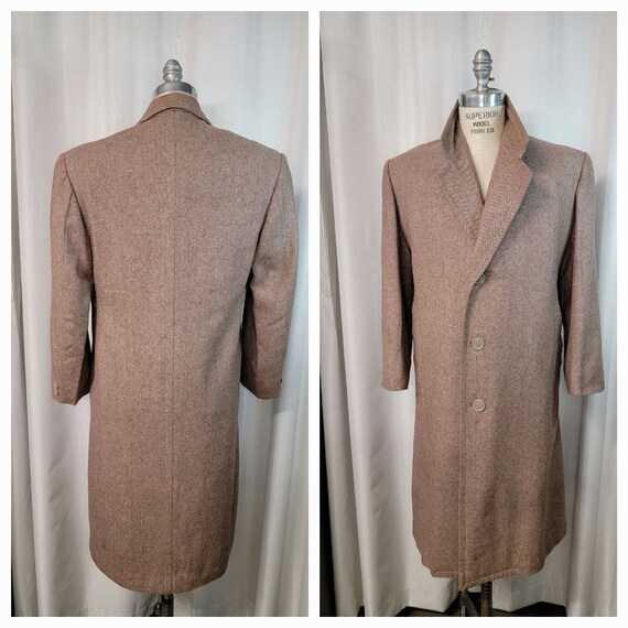 Mens ~ Vintage ~ Custom ~ Made ~ Bespoke ~ Overcoat ~… - Gem