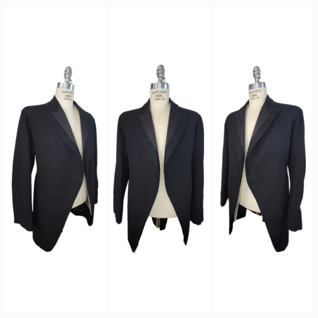 Mens Vintage Edwardian Formal Wear Day or Evening Dated 1903 Large Size ...