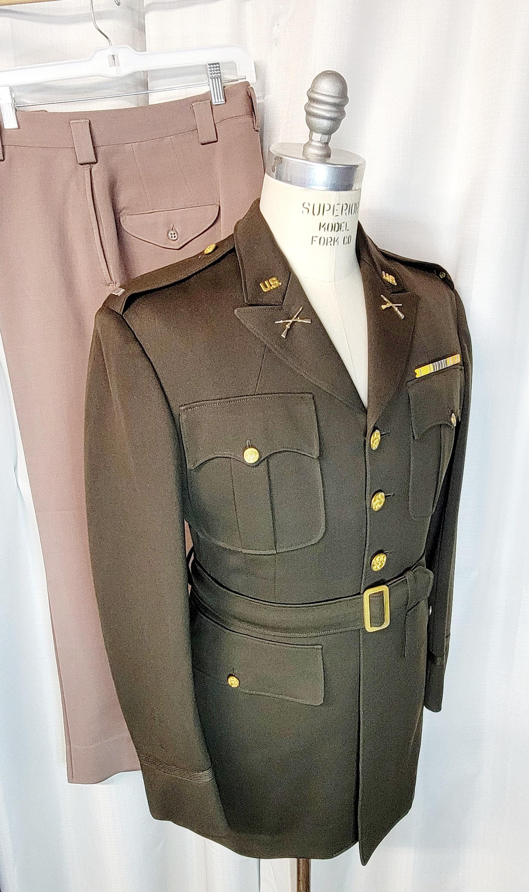 WW2 US Army Officers Dress Uniform 4th Army Uniform L@@k!!! - Etsy