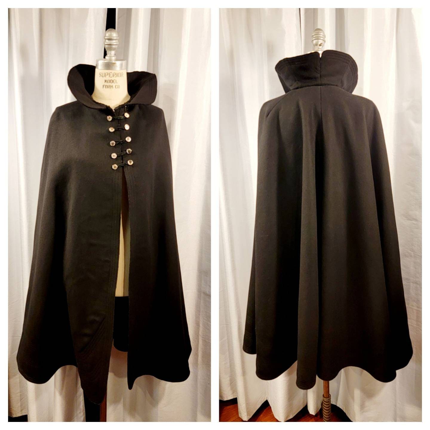 Vintage Womens Opera Cape Victorian Edwarding Wool | Etsy