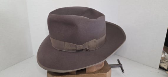 Vintage Men's Zootsuit Pachuco Fedora Hat Super Wide … - Gem