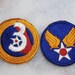 WW2 Pair of Shoulders Patches 3rd & USAAF Headquarters Patches ...