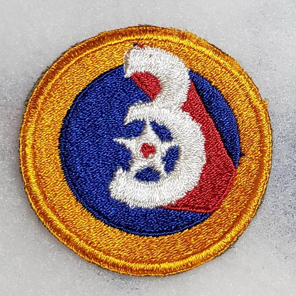 WW2 Pair of Shoulders Patches 3rd & USAAF Headquarters Patches ...