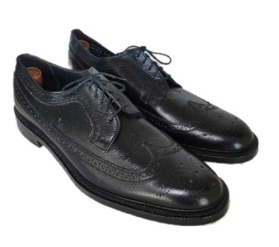 Vintage ~ Mens ~ Wingtip ~ Shoes ~ NOS ~made in England ~ Large Size ...
