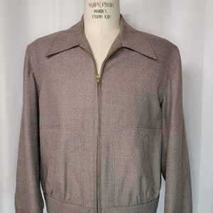 Vintage Men's Car Coat Ricky Jacket Sportcoat Talon Zipper Lk - Etsy