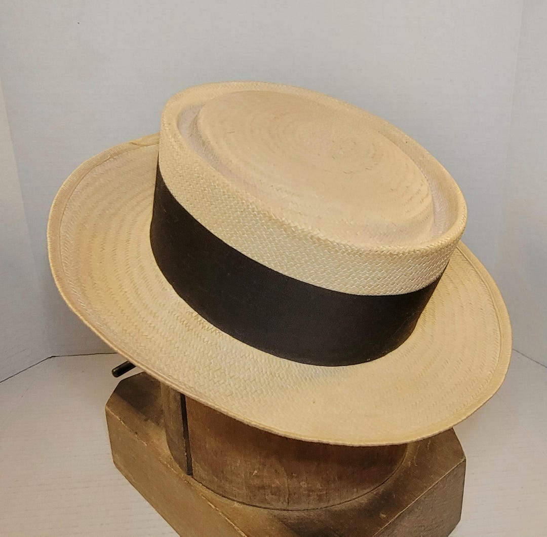 Vintage ~ Boys ~ Women's ~ Straw ~ Boater ~ Salesman Sample ~ L@@k ...