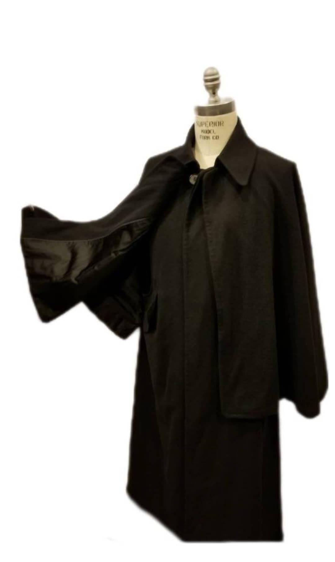 Vintage Mens Inverness Coat Scotland Yard Overcoat Great Quality Ripper ...