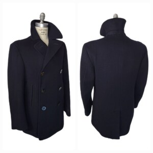 WW2 ~ Mens ~ Navy ~ Original ~ Peacoat ~ Stay Warm ~ 100% Wool ~ Must ...