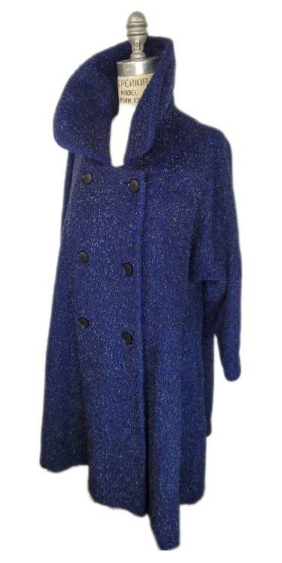 Vintage Women's Lilli Ann Wool Swing Coat Incredible Lines Flattering ...