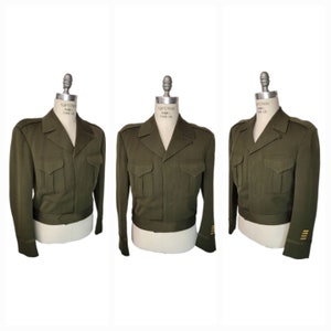 WW2 USAAF Army Officers Ike Jacket Dress Uniform Pinks & Greens Sak ...