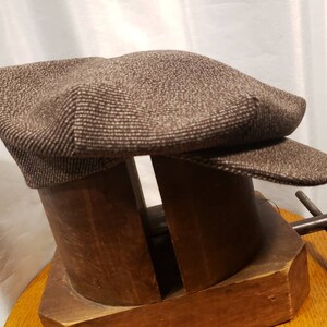 Vintage Mens Beautiful Bespoke Newsboy Cap Brown - Etsy
