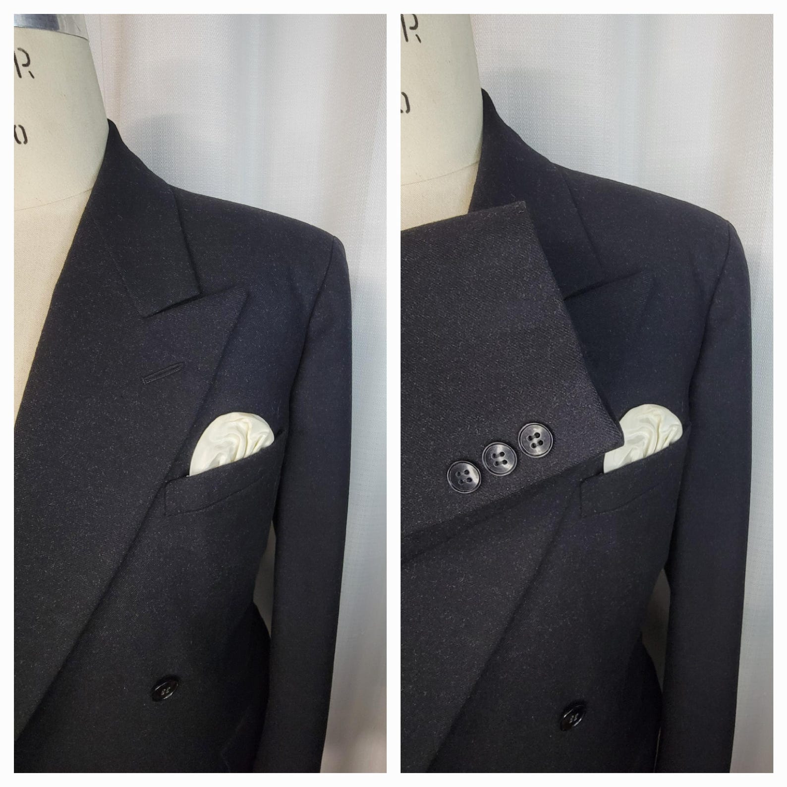 Mens Vintage ~ Double Breasted ~ Suit ~ European ~ German ~ Tailored ...