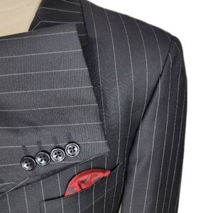 Mens ~ Baroni ~ Couture ~ Striped ~ Suit ~ Light Weight ~ Must See ...