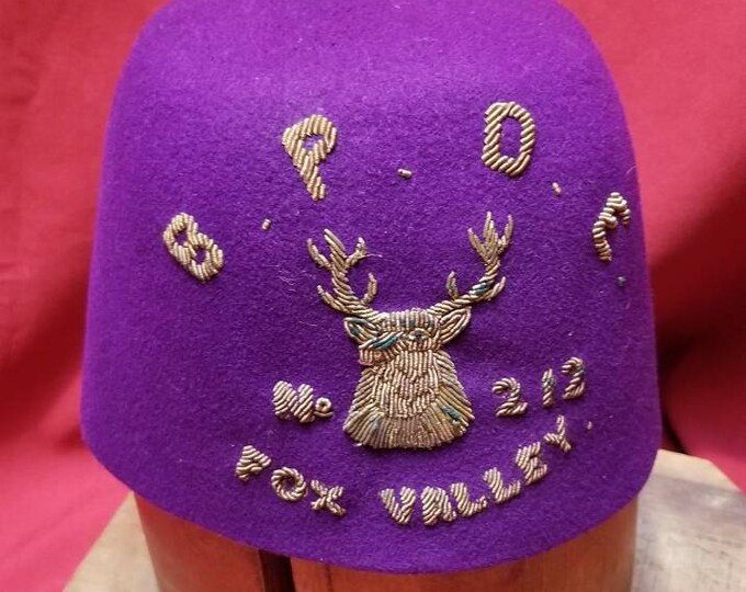 Rare Bullion Art Deco Elks Lodge "fez" ~ BPOE ~ Benevolent and ...