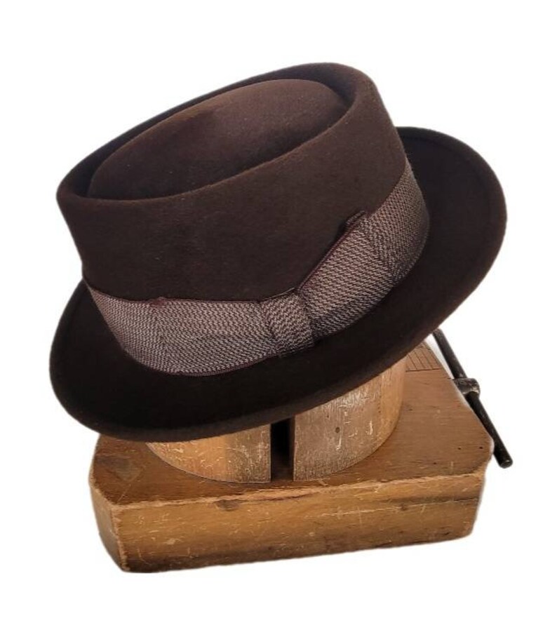 Vintage ~men's ~ Mallory ~ Jazz ~ Pork ~ Pie ~ Fedora ~ Cool Cat ~ L@@k ...