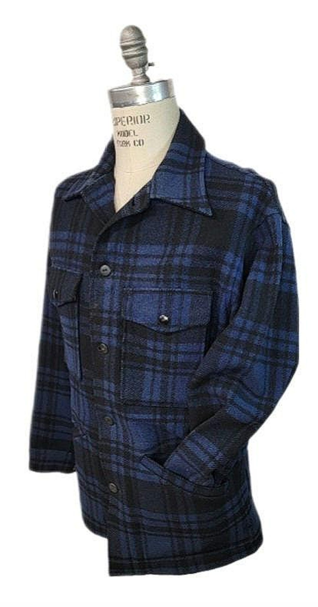 Vintage ~ Mens ~ Pendleton ~ Heavy Shirt/jacket ~ Car Coat ~ 100% Wool ...