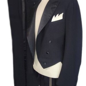 Vintage Mens Black Formal Tails Brooks Brothers New York Must See - Etsy