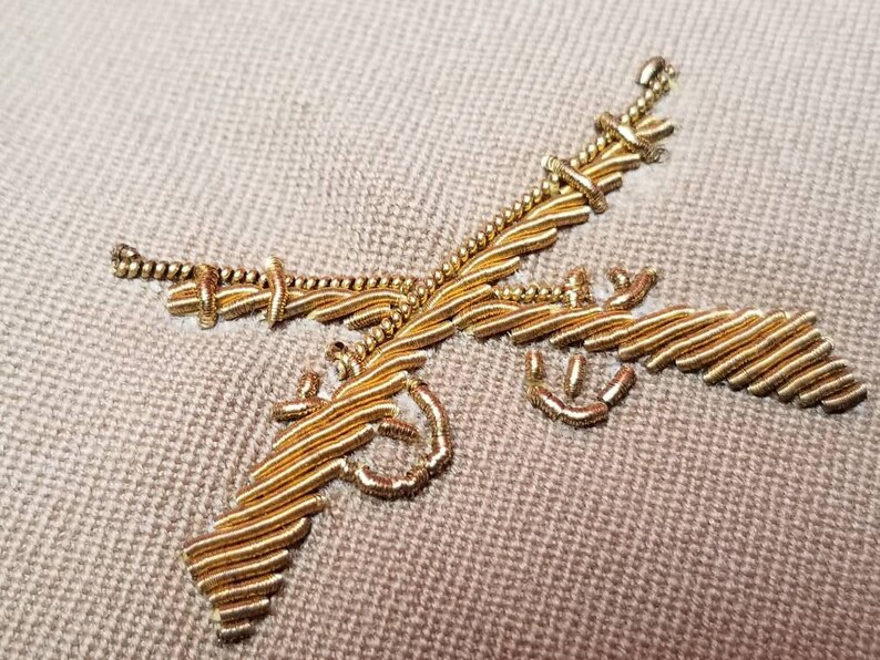WW2 Rare Bullion Army US & Cross Rifles Insignia NOS L@@k!!!! - Etsy