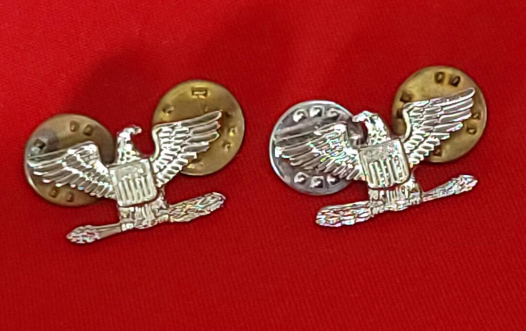 WW2 Officers Beautiful US Navy Captain Shirt Insignia L@@k!!! - Etsy