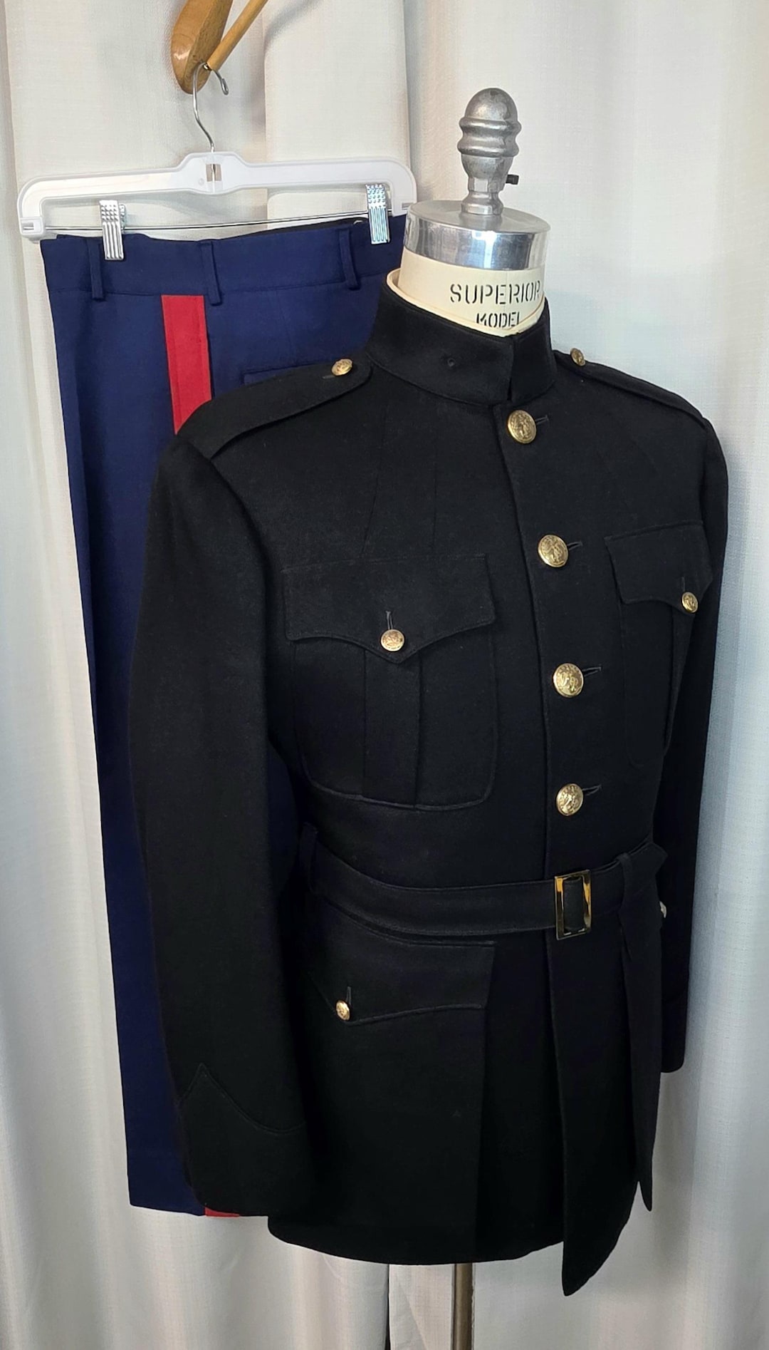 Vintage ~ WW2 ~ USMC ~ Officers ~ Dress ~ Blues ~ Beautiful ~ Original ...