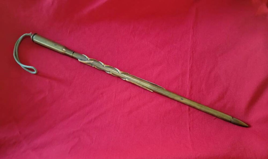 WW2 ~ US ~ Officers ~ Swagger ~ Stick ~ Brass ~ Bullet ~ Shells ...