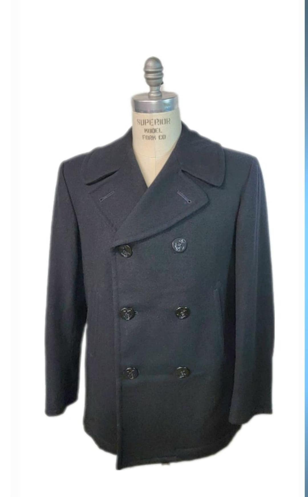 WW2 ~ Mens ~ Navy ~ Original ~ Peacoat ~ Enlisted ~ Must See!!! - Etsy