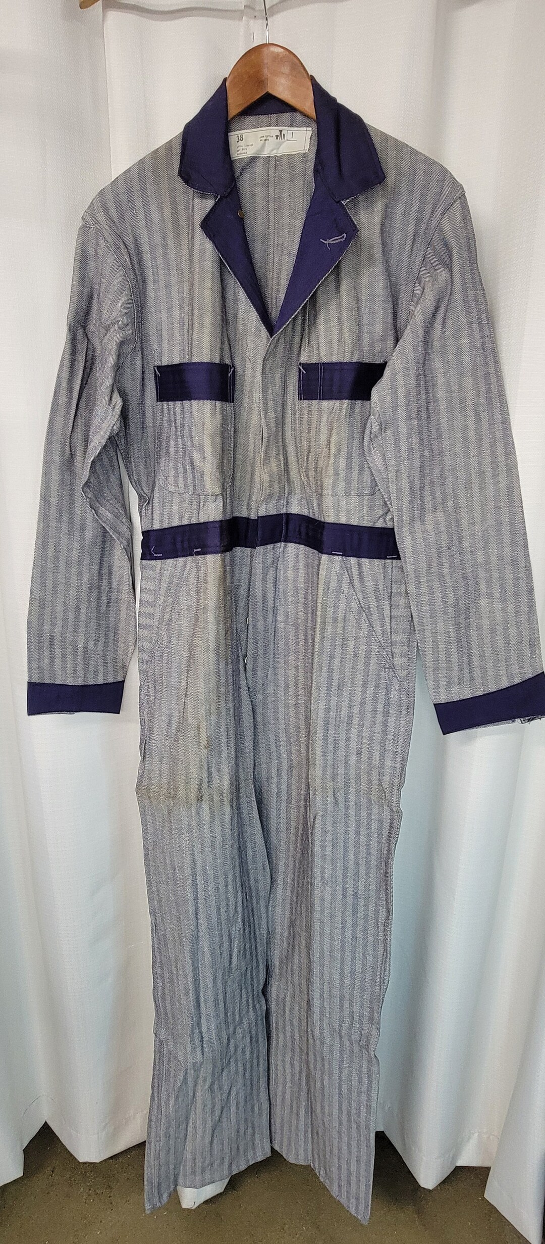 Mens Vintage HBT Service Coveralls NOS Museum Quality Unworn Shop ...