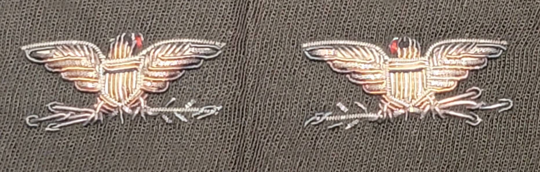 WW2 NOS Vintage Full Bird Colonel Insignia Olive Drab | Etsy