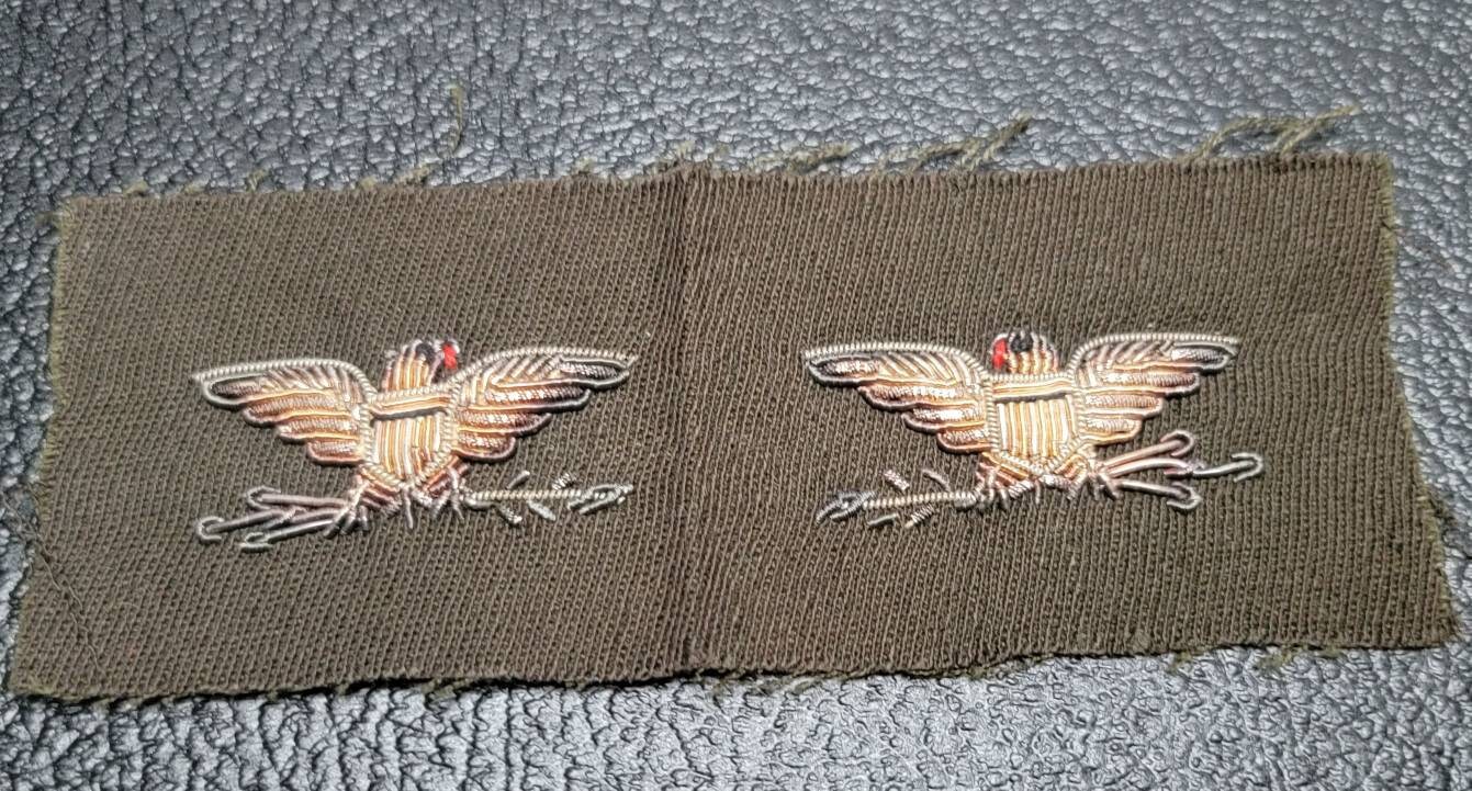 WW2 NOS Vintage Full Bird Colonel Insignia Olive Drab | Etsy