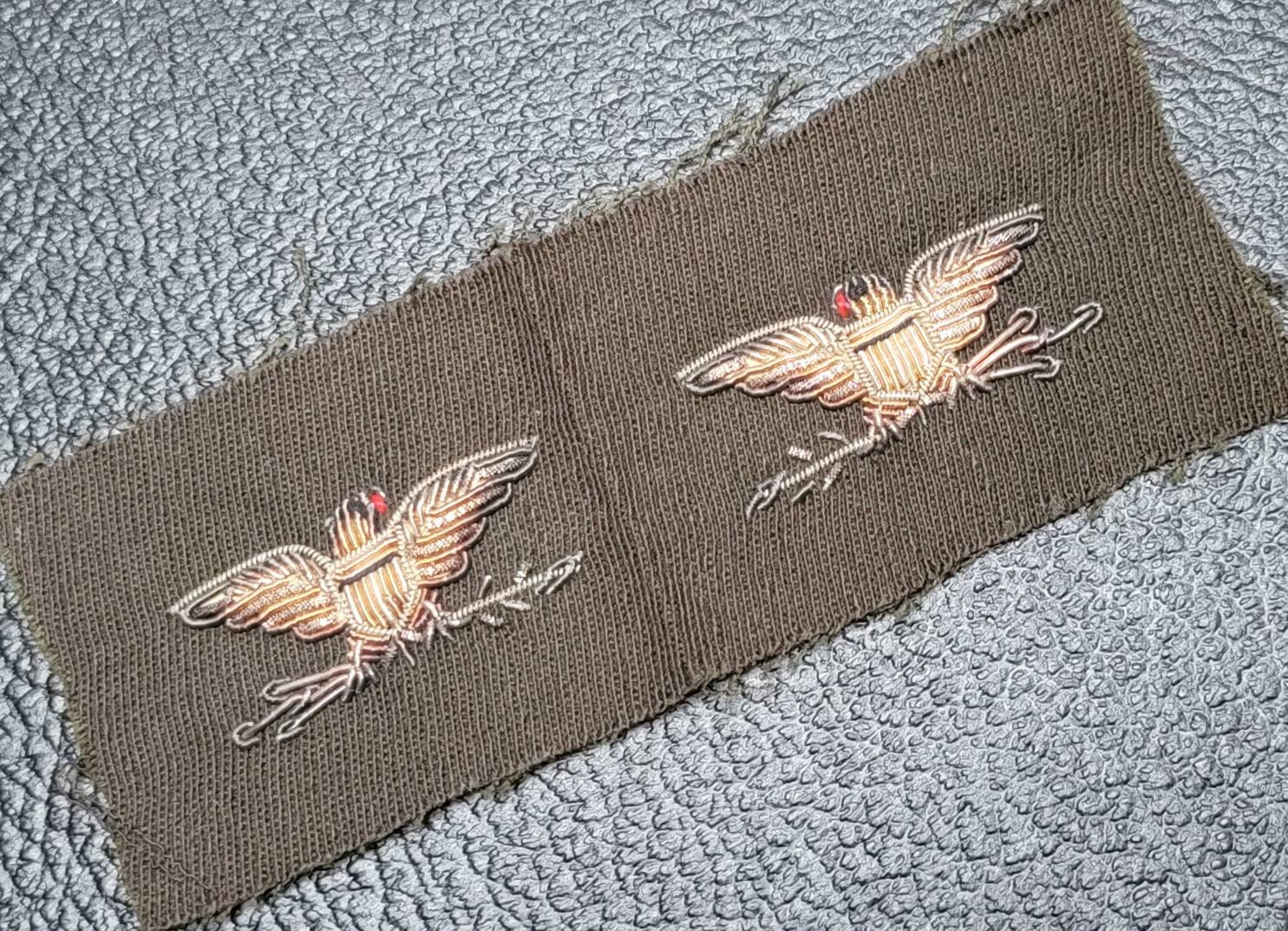 WW2 NOS Vintage Full Bird Colonel Insignia Olive Drab | Etsy