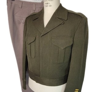 WW2 USAAF Army Officers Ike Jacket Dress Uniform Pinks & Greens Sak ...
