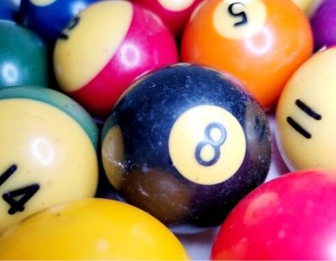 Vintage Bakelite Billiard Pool Set 17 Balls Great - Etsy