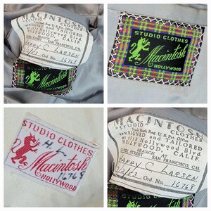 Vintage ~ Mens ~ Macintosh ~ Studio Clothes ~ Hollywood ~ Suit ~ Large ...