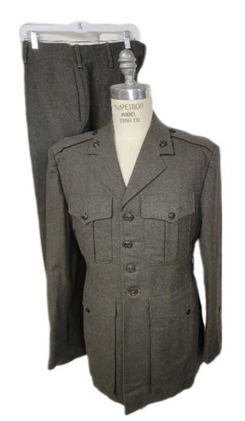 Vintage WW2 USMC Uniform NCO Marines Original - Etsy