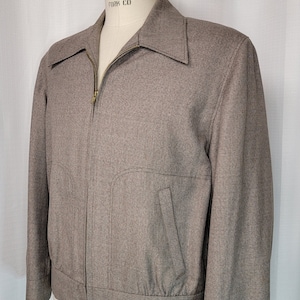 Vintage Men's Car Coat Ricky Jacket Sportcoat Talon Zipper Lk - Etsy