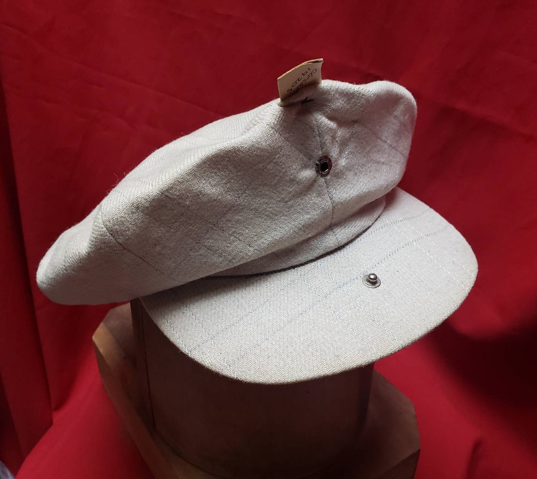 Vintage ~ Boy's ~ Beautiful ~ Newsboy ~ Cap ~ Blue ~ Cream~ Grey ...