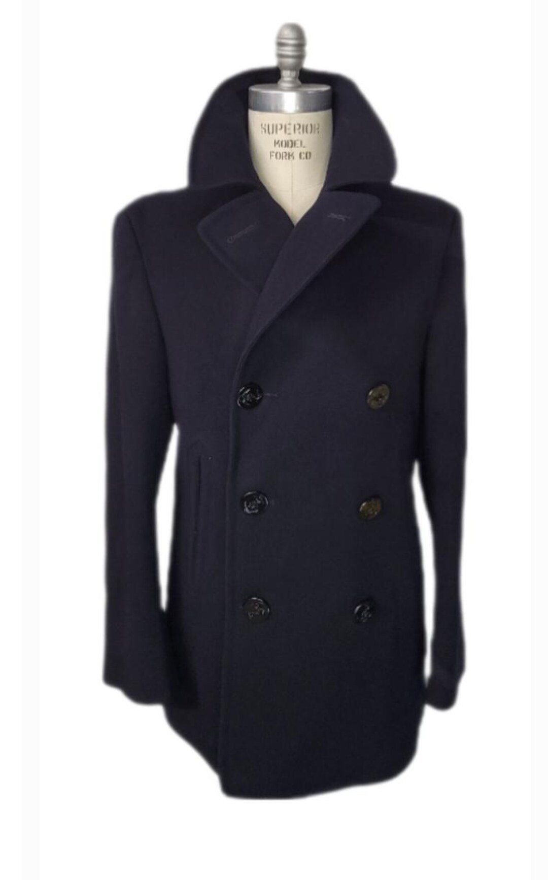 WW2 ~ Mens ~ Navy ~ Original ~ Peacoat ~ Stay Warm ~ 100% Wool ~ Must ...