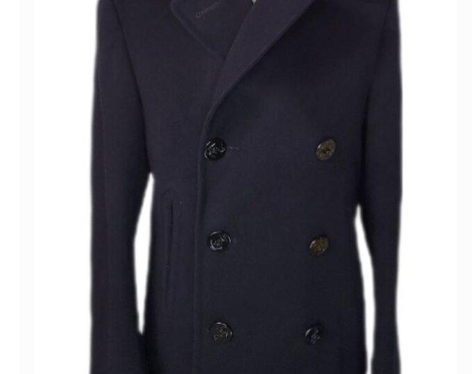 WW2 ~ Mens ~ Navy ~ Original ~ Peacoat ~ Stay Warm ~ 100% Wool ~ Must ...