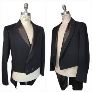 Vintage Mens Victorian Edwardian Tails Formal Beautiful Button Fly Fish ...