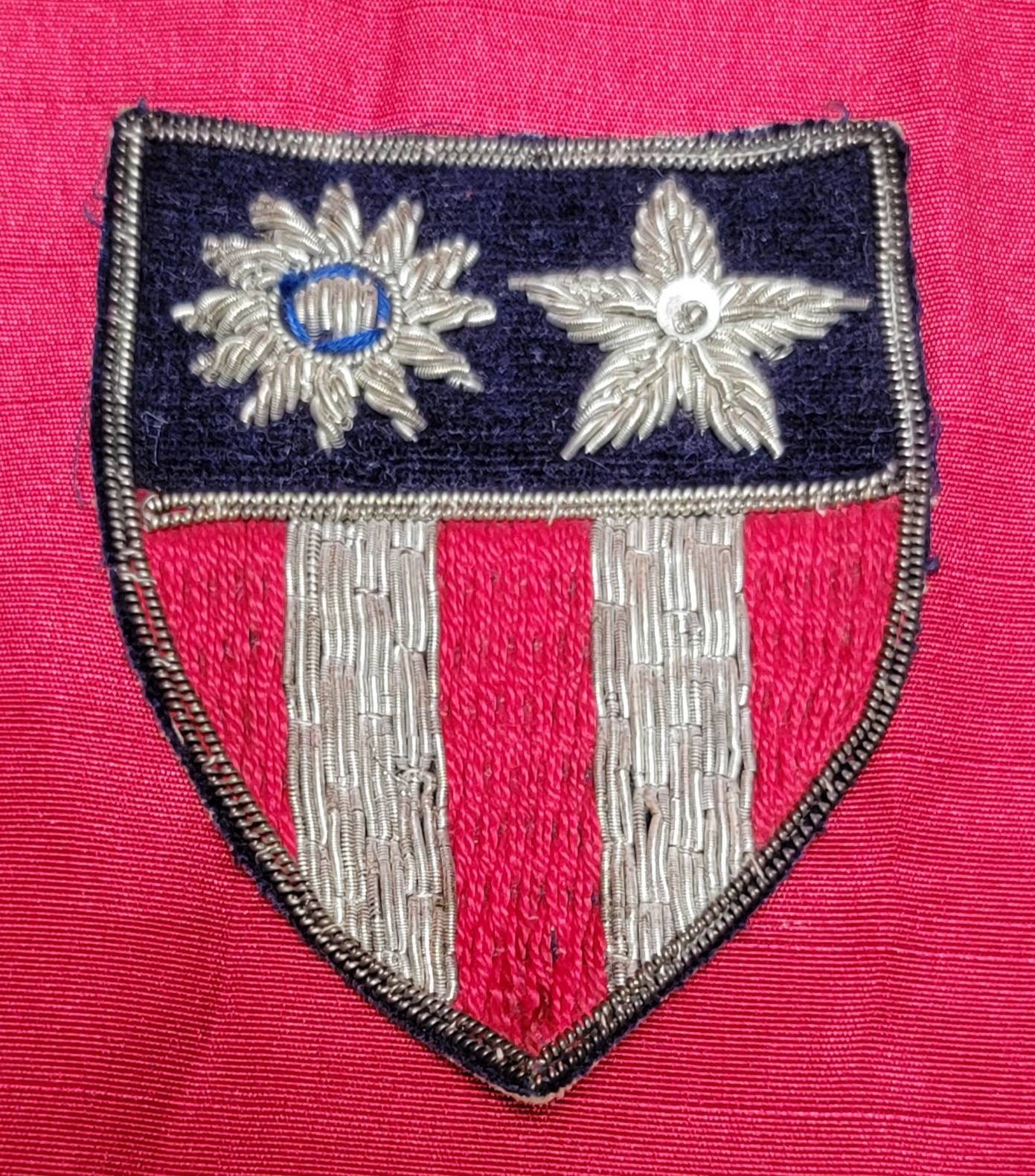 WW2 Beautiful Bullion CBI and Headquarters Shoulder Patches - Etsy