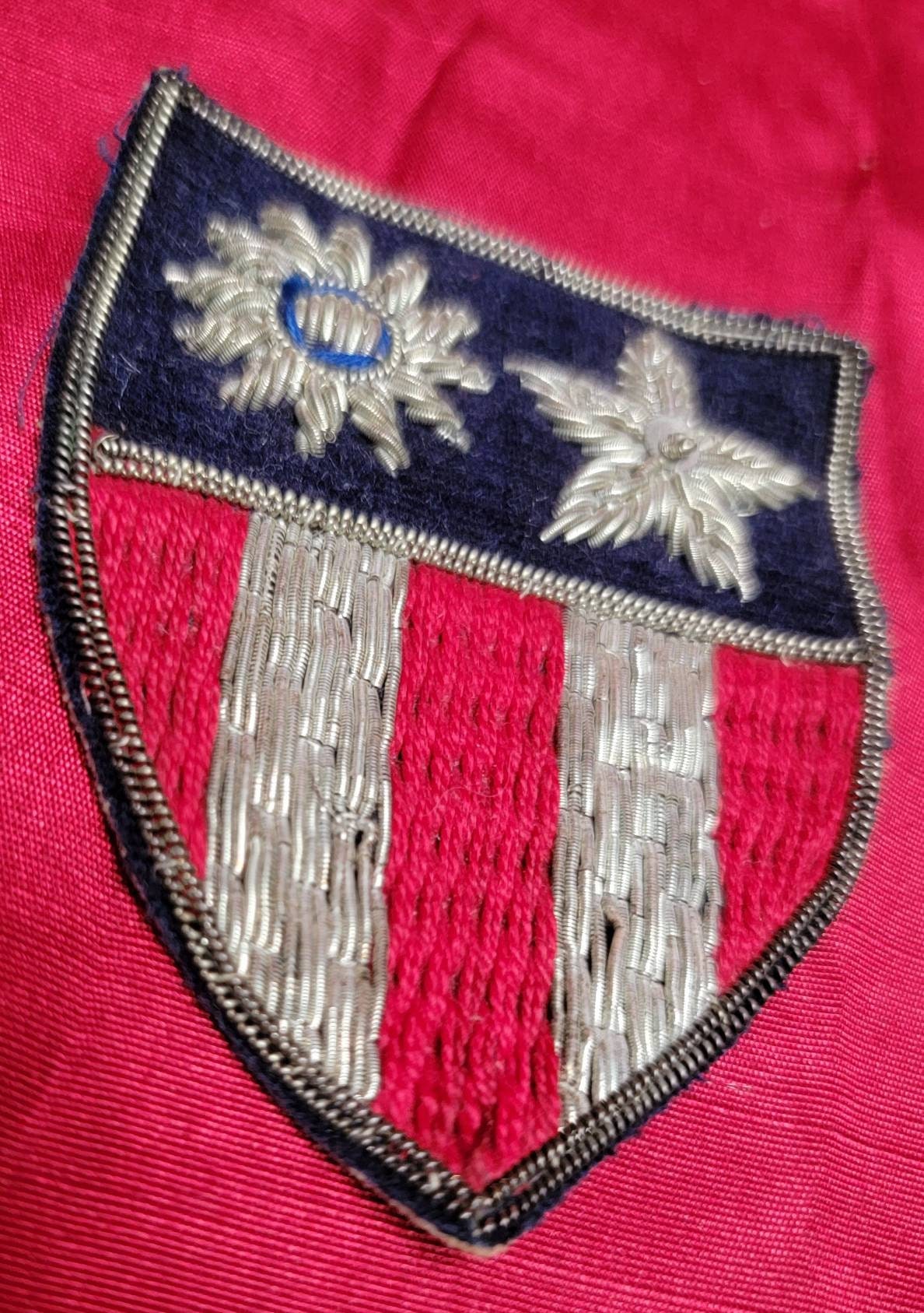 WW2 Beautiful Bullion CBI and Headquarters Shoulder Patches - Etsy