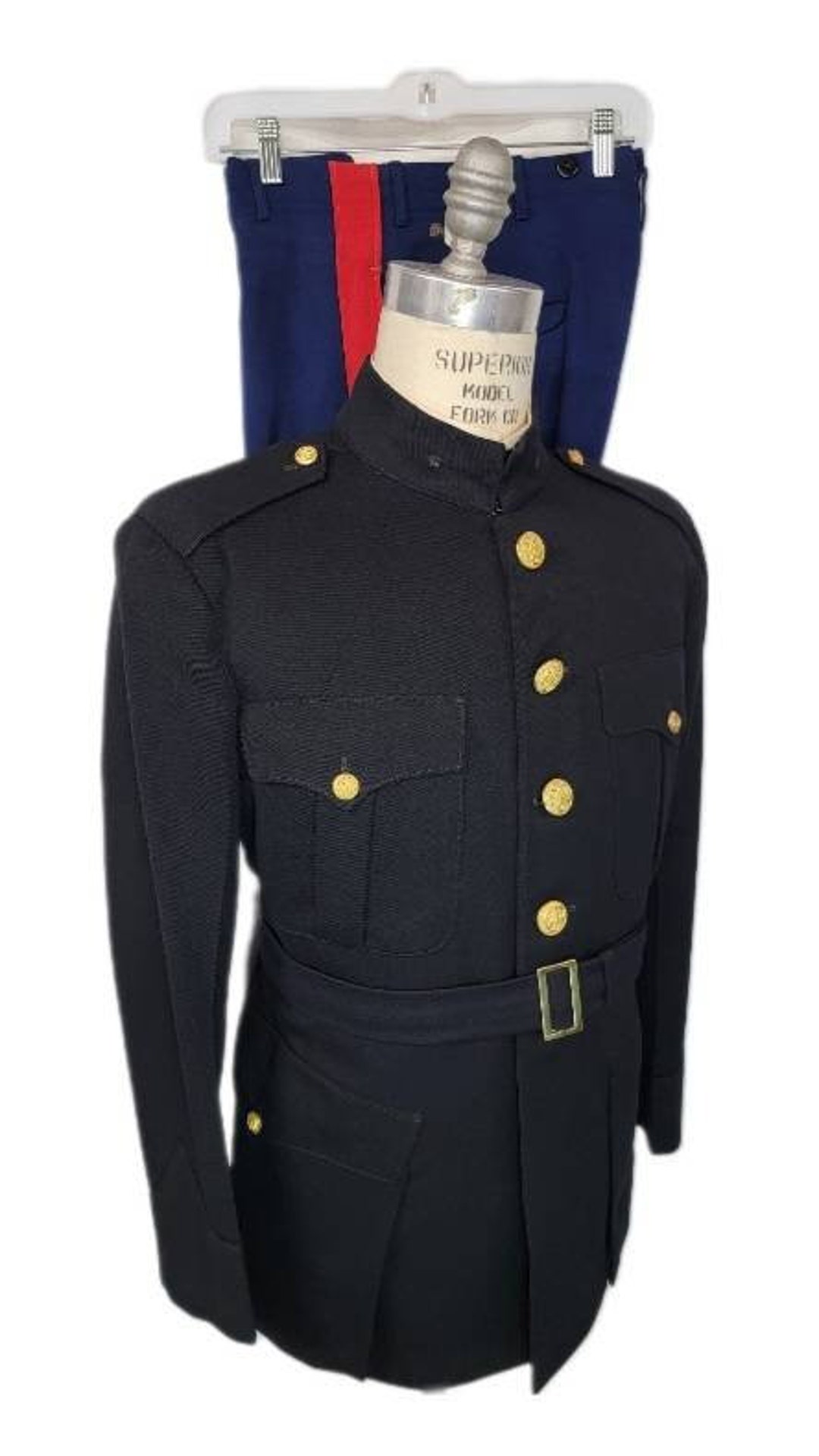 Vintage WW2 USMC Officers Dress Blues Beautiful Original Lk - Etsy