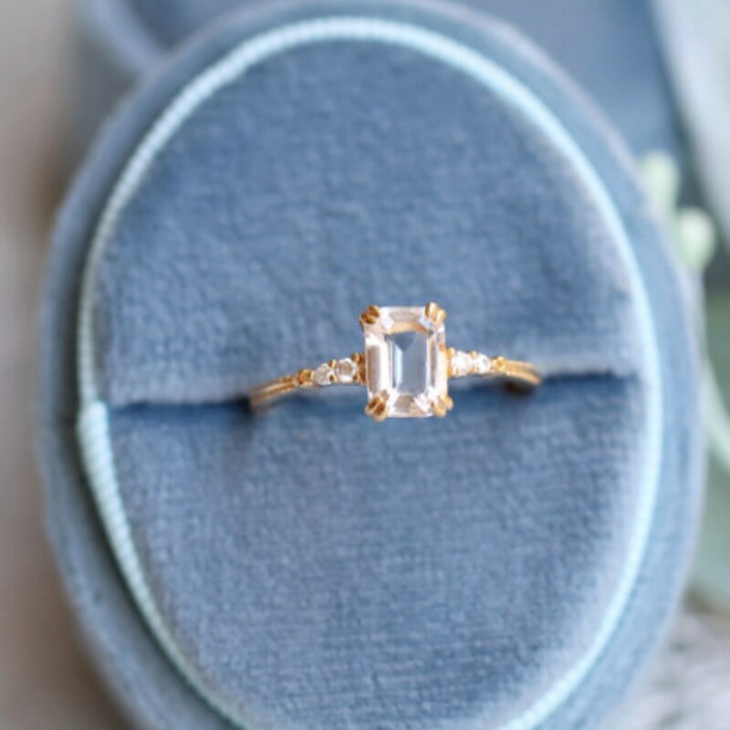 Minimal Diamond Ring - Etsy